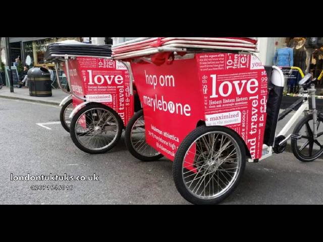 book a Branded Rickshaw in London – Tuktuk Hire