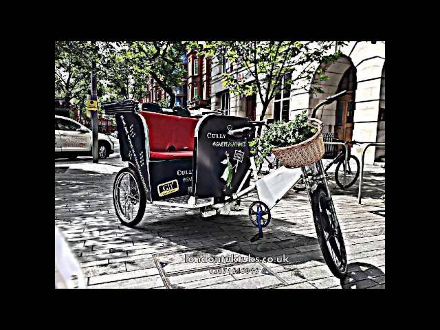 Customised Rickshaw in London - Tuktuk Hire